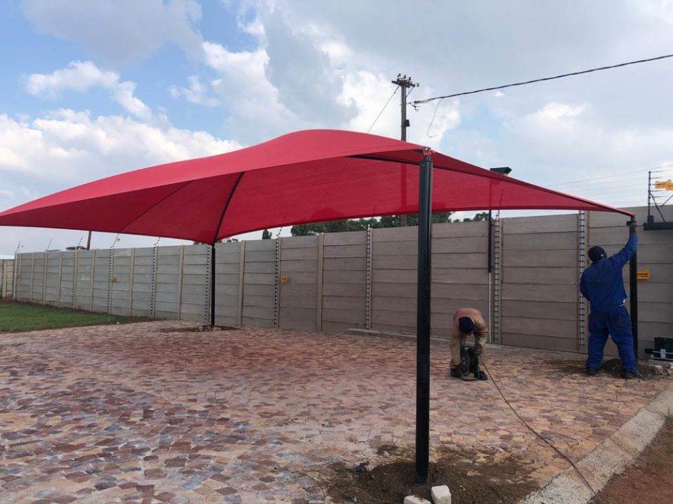 Double 4 Post Shadeport | Just Shade | Shadeport Installers